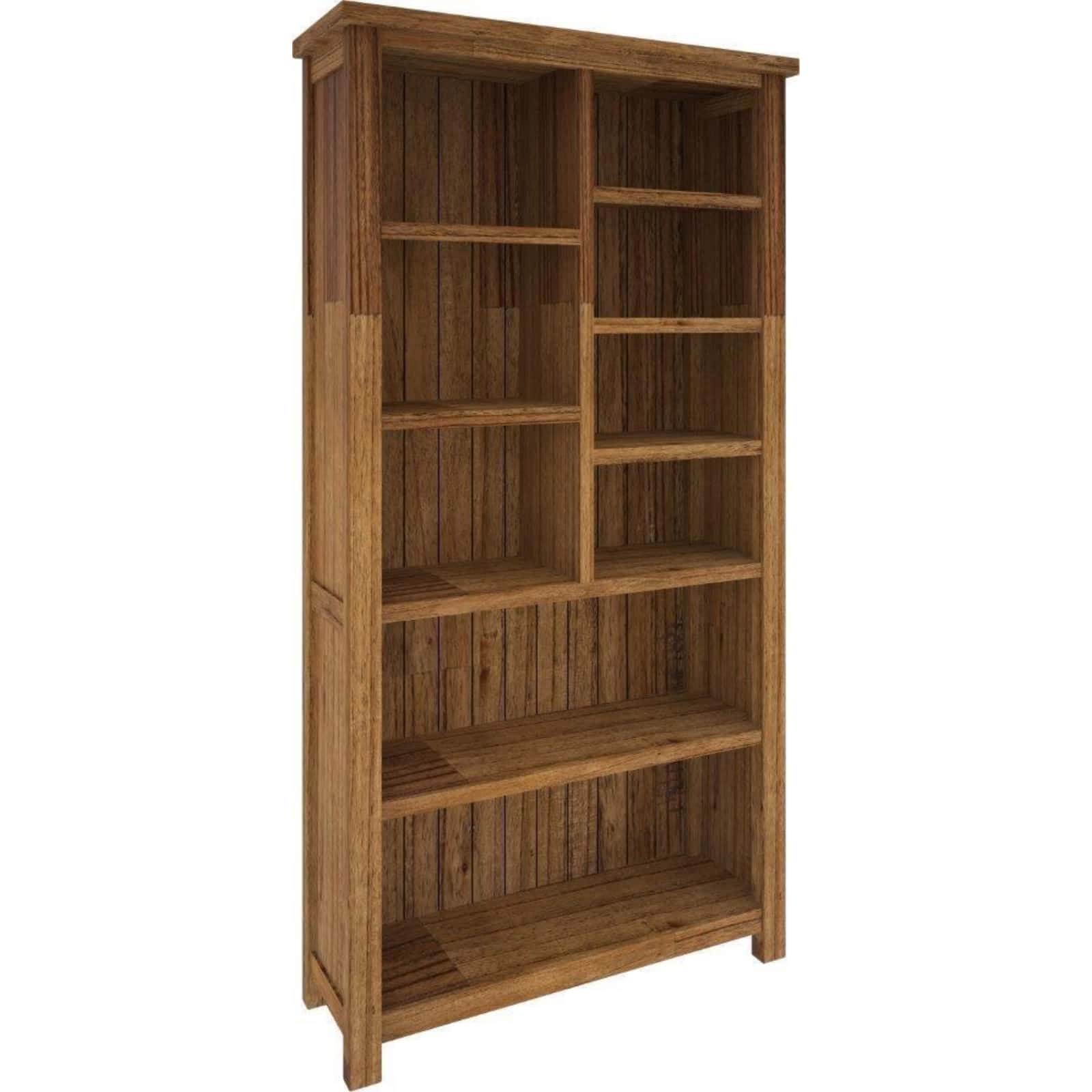 Birdsville Bookshelf Bookcase Display Unit Solid Mt Ash Timber Wood ...